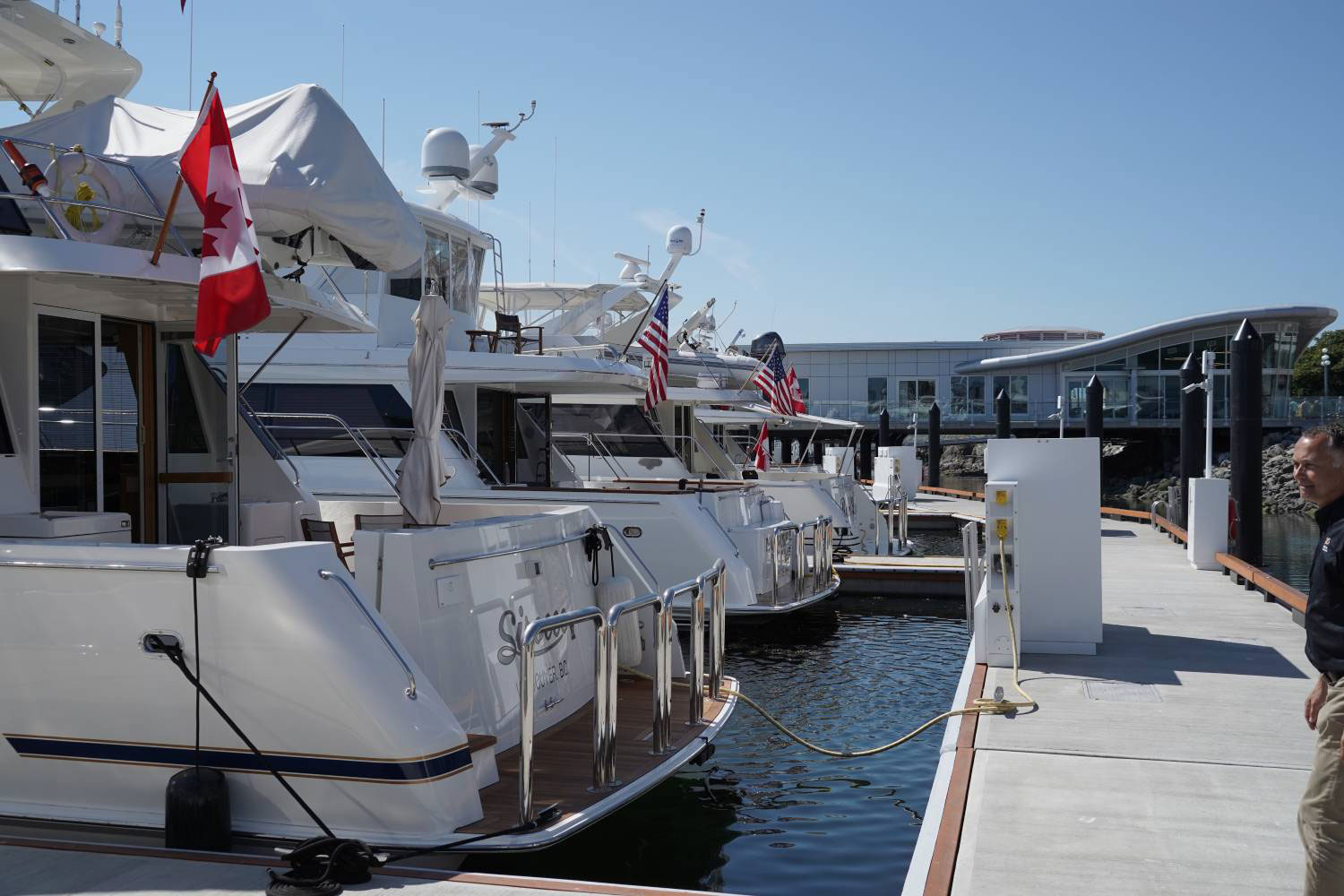 Moorage for Yachts, Superyacht Moorage, Victoria International Marina